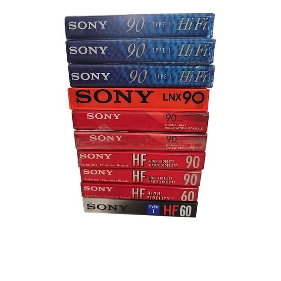 Sony | Media | Sony Hf 6 90 Minute Blank Audio Cassette Tapes Lot Of 0 ...